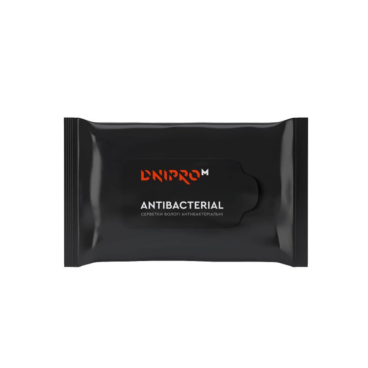 ᐅ Серветки вологі антибактеріальні Dnipro-M 15 шт/уп • Купити в Україні