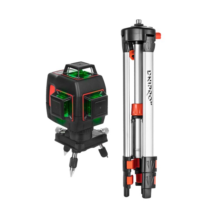 Акційний набір: Лазерний рівень Dnipro-M ML-512 GSX + Штатив для лазерного рівня F-120 • Купити ...